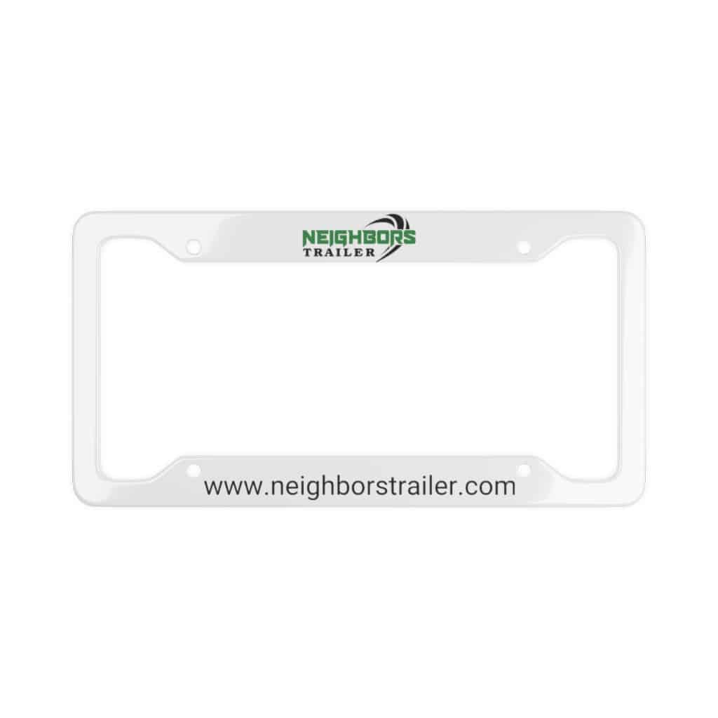 License Plate Frame · Neighbors Trailer